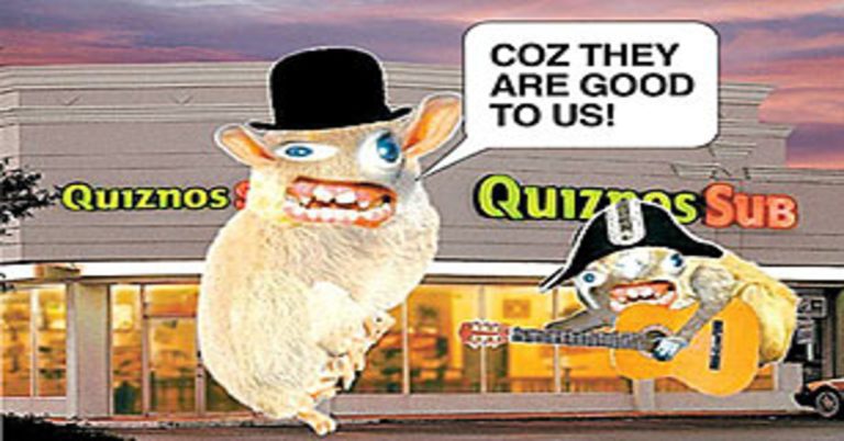 Quiznos Makes Comeback With Iconic Spongmonkeys Brand Mascots | Brand ...